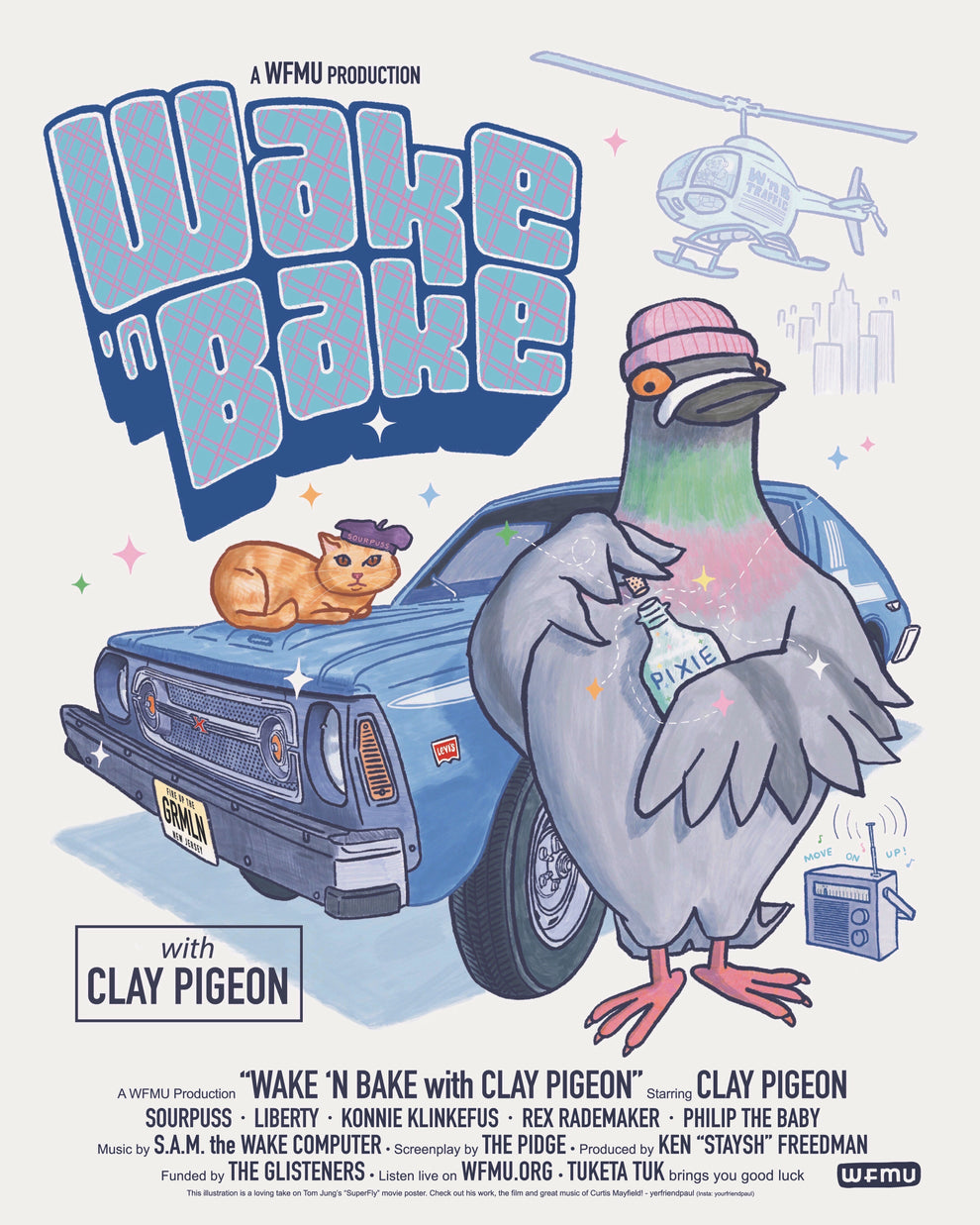 The 1st Wake 'n Bake Poster – WFMU STORE